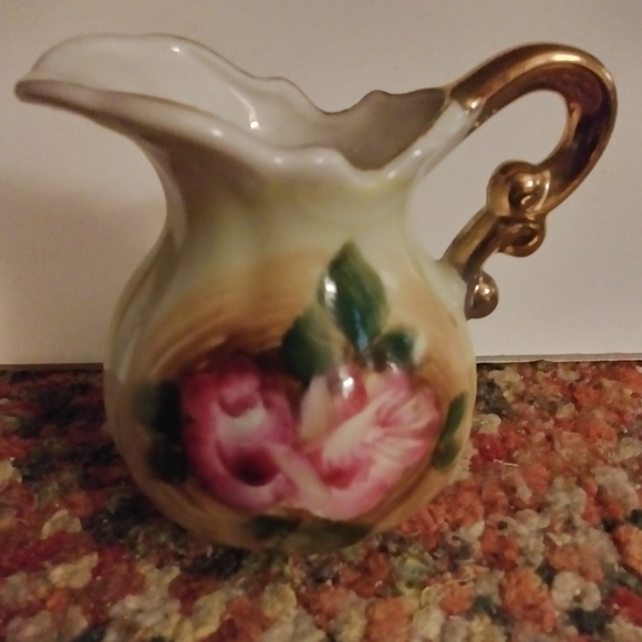 unbranded | Accents | Vintage 95s Gains Painted Small Water Pitcher ...